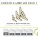 Corner Clamp Jig CNC Router Files, Cabinet Squares, Pack of Multiple ...