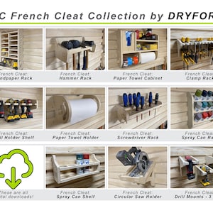 CNC Router Files French Cleat Hammer Storage Rack - CNC Router Files ...