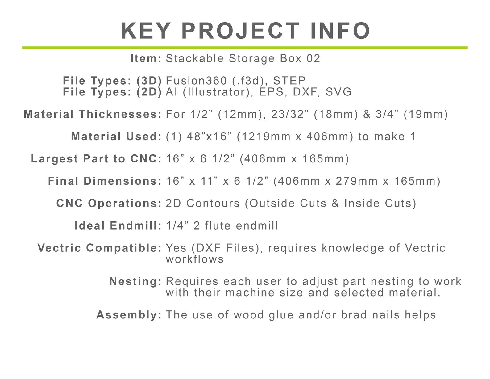 Stackable Storage Crate Box Cnc Router Files Diy Stacking Plywood Crates Modular Stackable Box