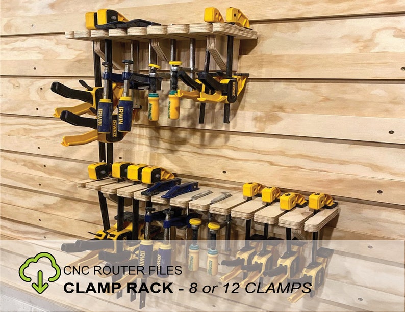 Clamp Rack CNC Files Download for CNC Router, CNC Router Your Own Clamp ...