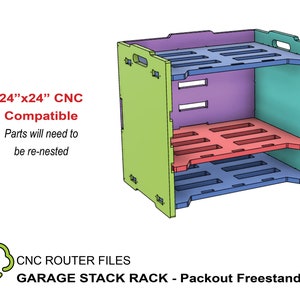 CNC Router Files Modular Storage Shelf for Packout Tool Boxes, CNC ...