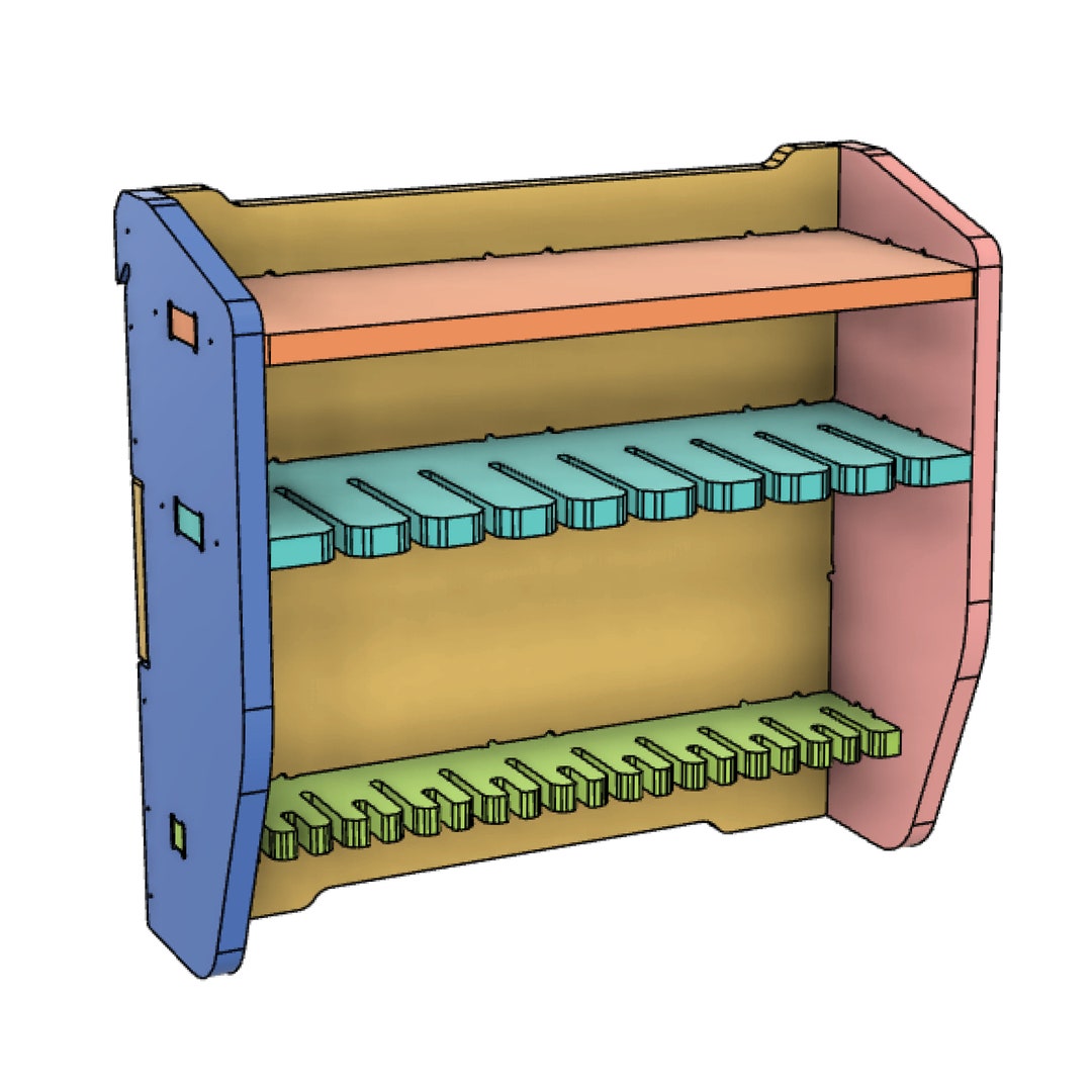 French Cleat Trigger Clamp Storage Rack Cabinet French Cleat Wall CNC ...