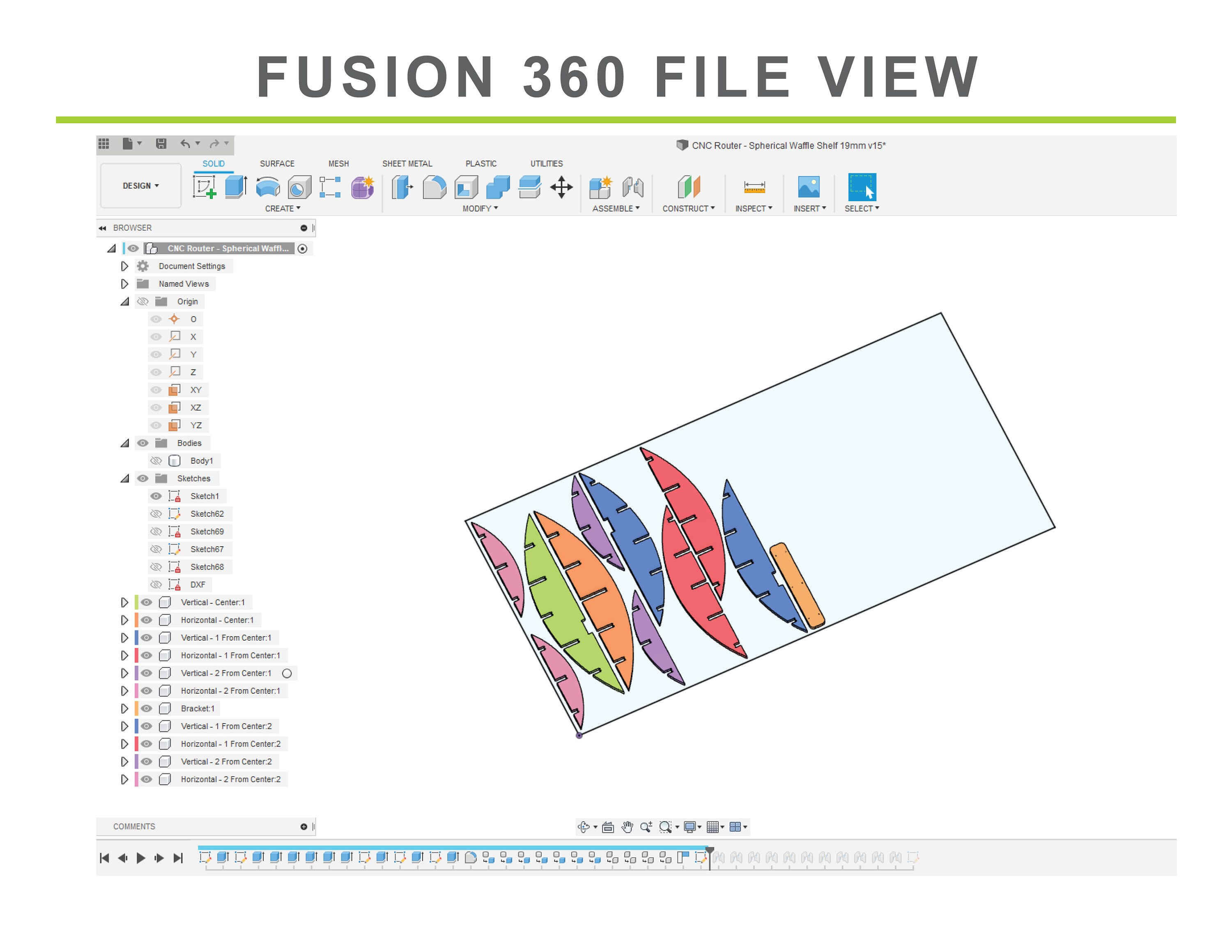 Spherical Wall Waffle Shelves Shelf CNC Files Woodworking - Etsy