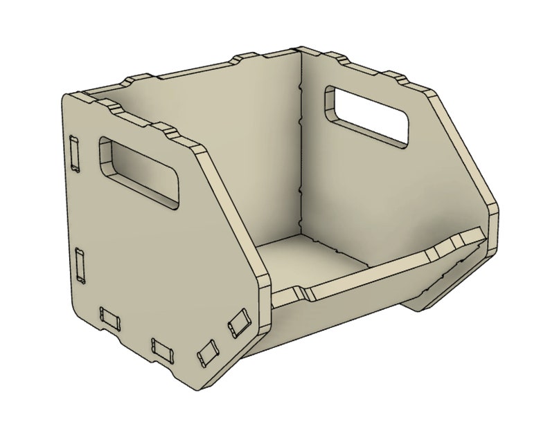 Stackable Storage Bins Organizer CNC Router Files CNC Router - Etsy
