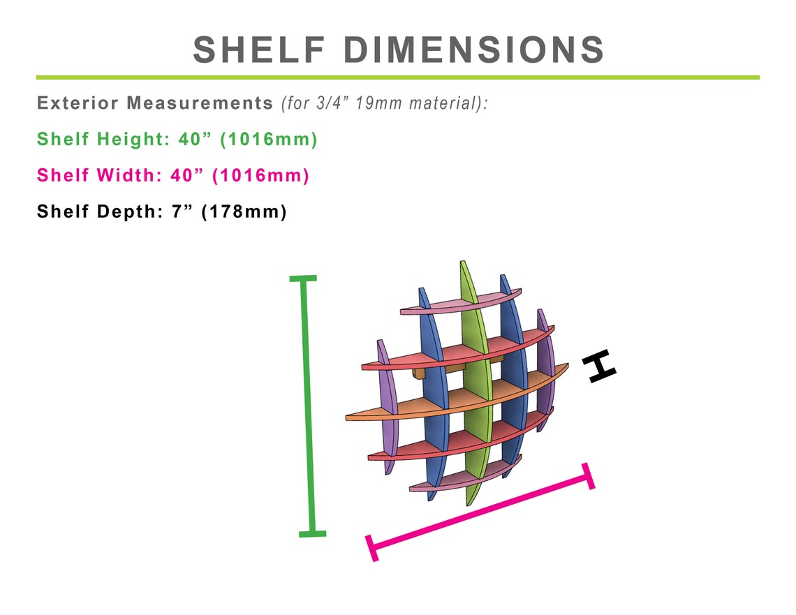 Spherical Wall Waffle Shelves Shelf CNC Files Woodworking - Etsy