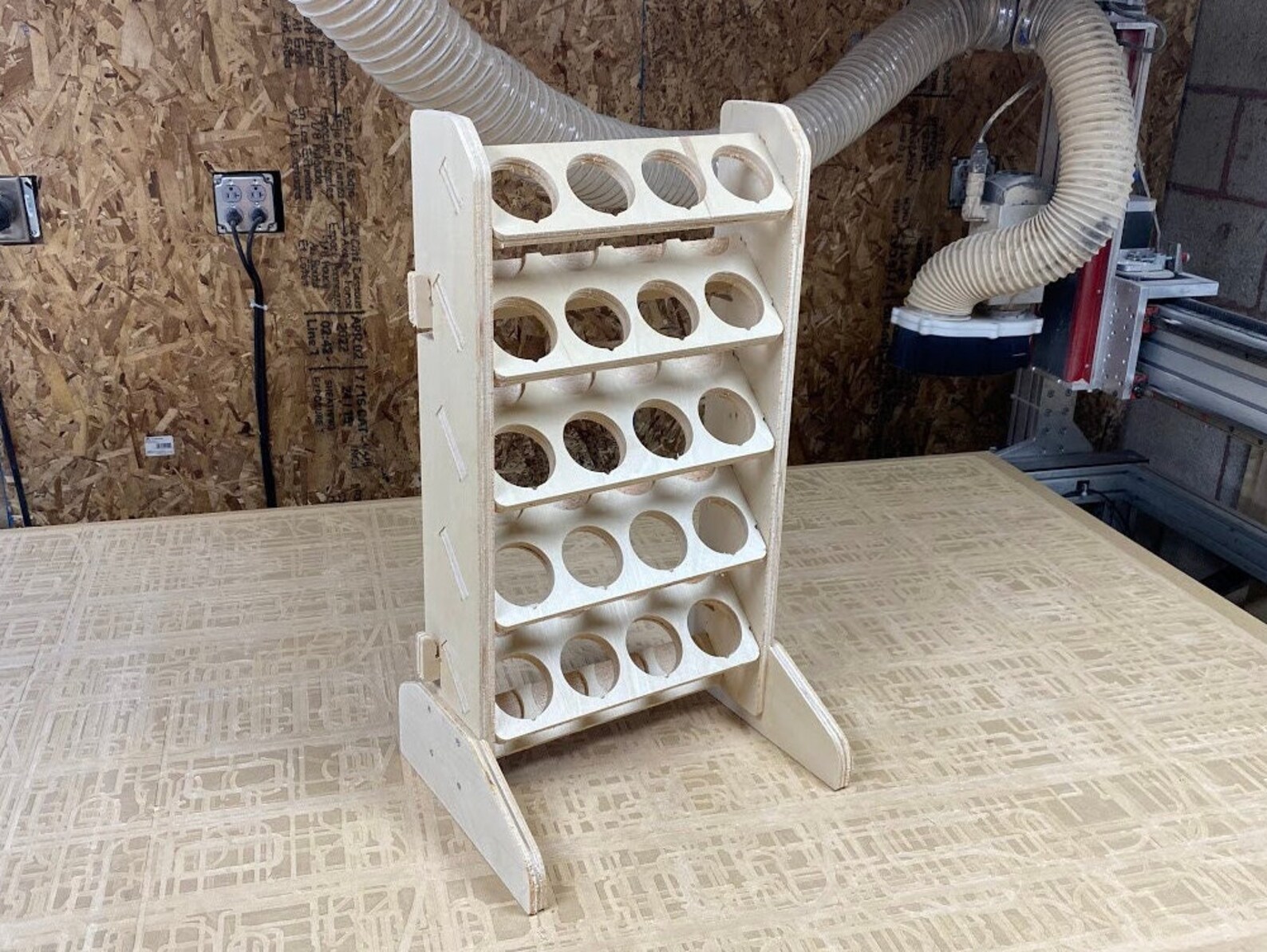 CNC Files for Wood Spray Can Rack 20 Can Spray Can Holder - Etsy