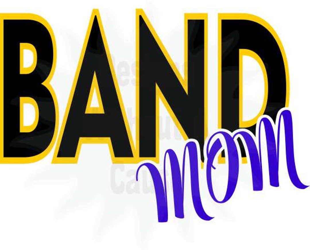 Band Mom SVG DXF PNG - Etsy