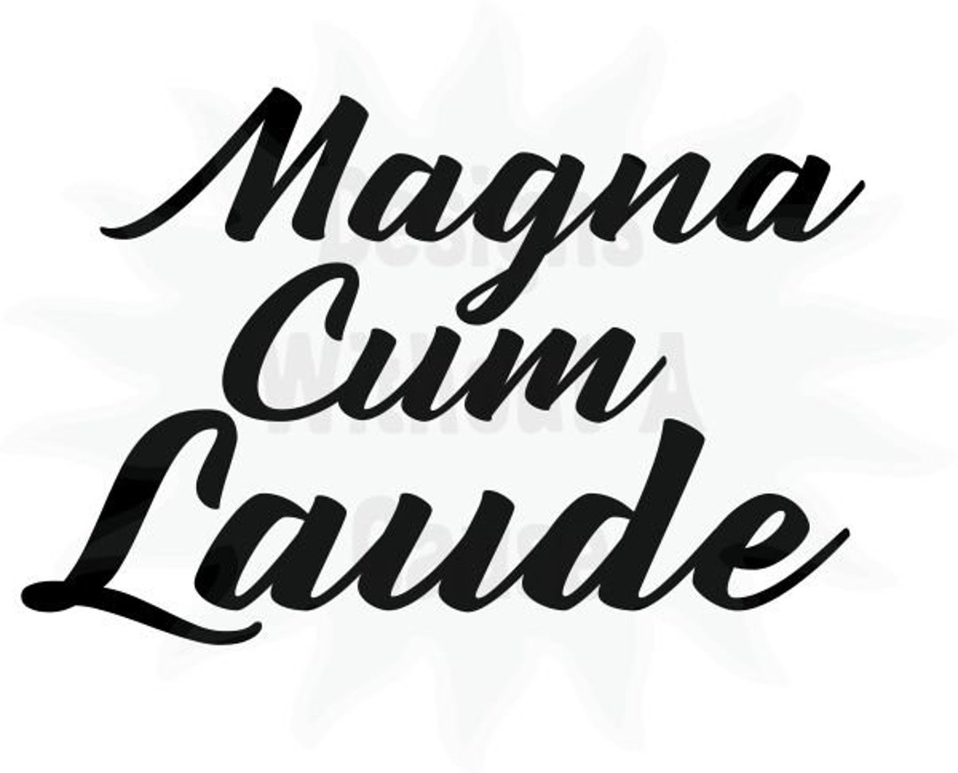 Magna Cum Laude SVG PNG - Etsy