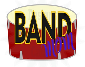 Band Mom Saxophone SVG PNG DXF - Etsy