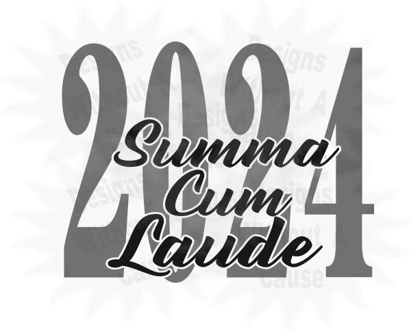 Summa Cum Laude 2024 SVG - Etsy UK