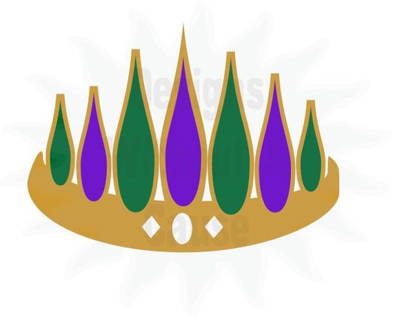 Mardi Gras Queen Crown SVG PNG DXF - Etsy Canada