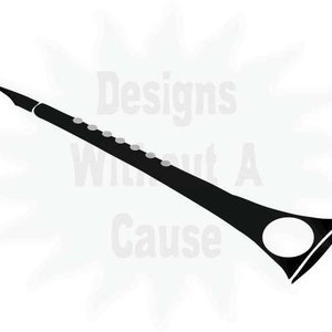 Clarinet Monogram Frame SVG DXF PNG - Etsy