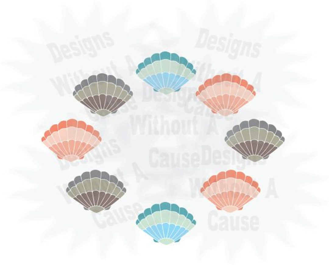 Sea Shell Monogram Frame - Etsy