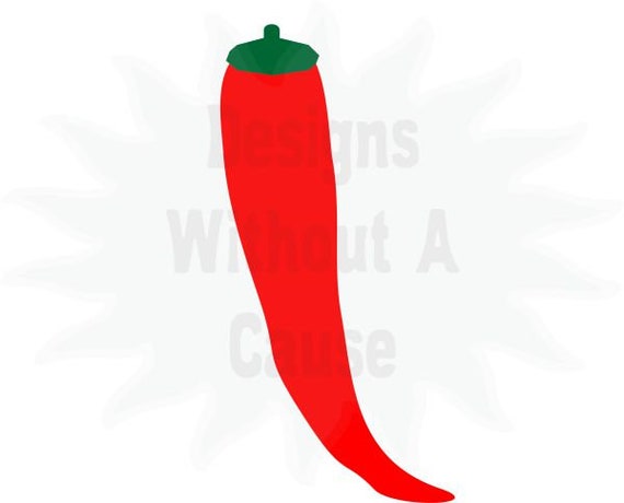 Cayenne Pepper SVG PNG | Etsy