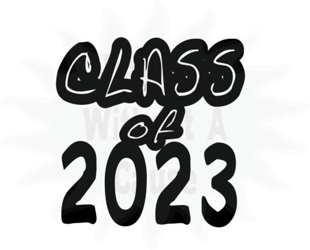 Class of 2023 Bold SVG PNG - Etsy