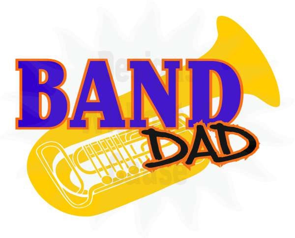 Band Dad Tuba SVG DXF PNG | Etsy