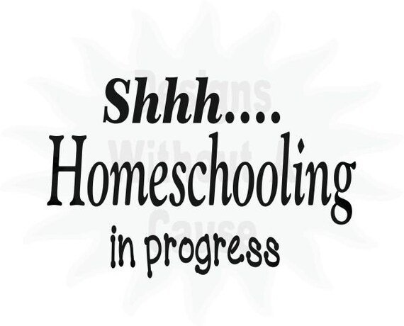 Shhh Homeschooling in Progress SVG PNG | Etsy