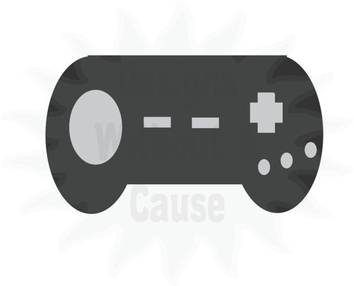 Gaming Remote SVG PNG DXF - Etsy