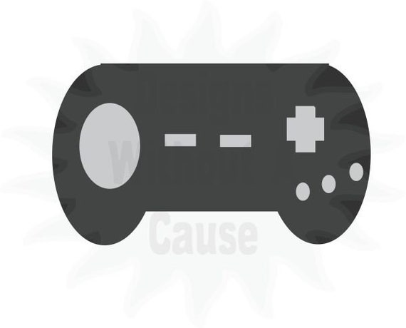 Gaming Remote SVG PNG DXF - Etsy
