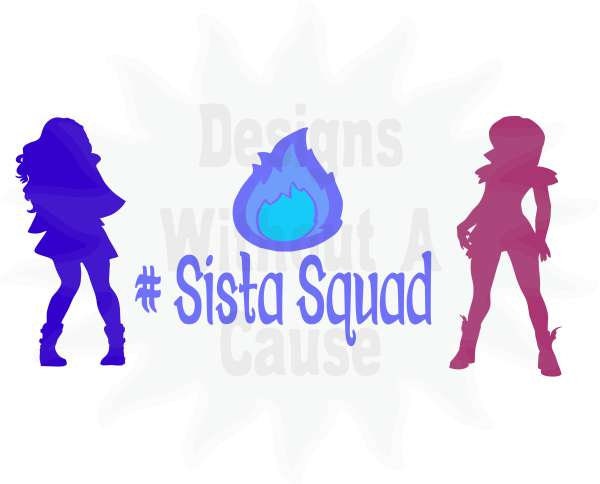 Sista Squad SVG DXF PNG - Etsy