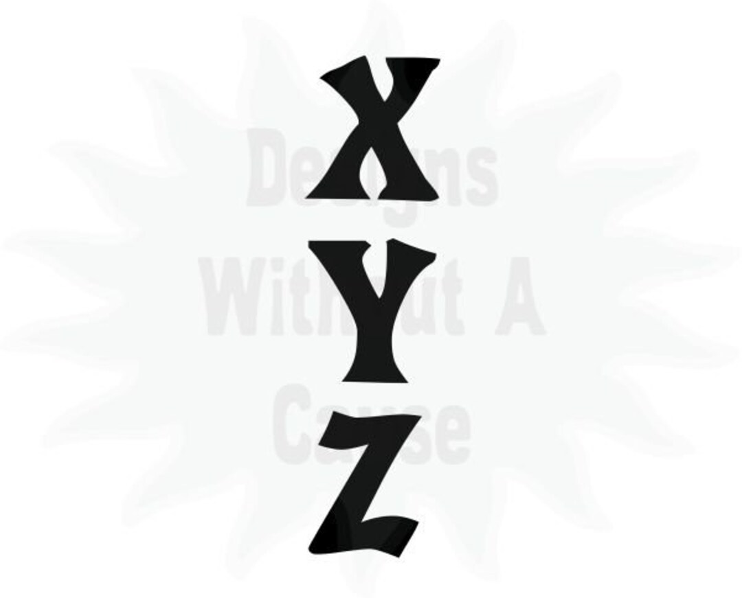 XYZ SVG PNG - Etsy