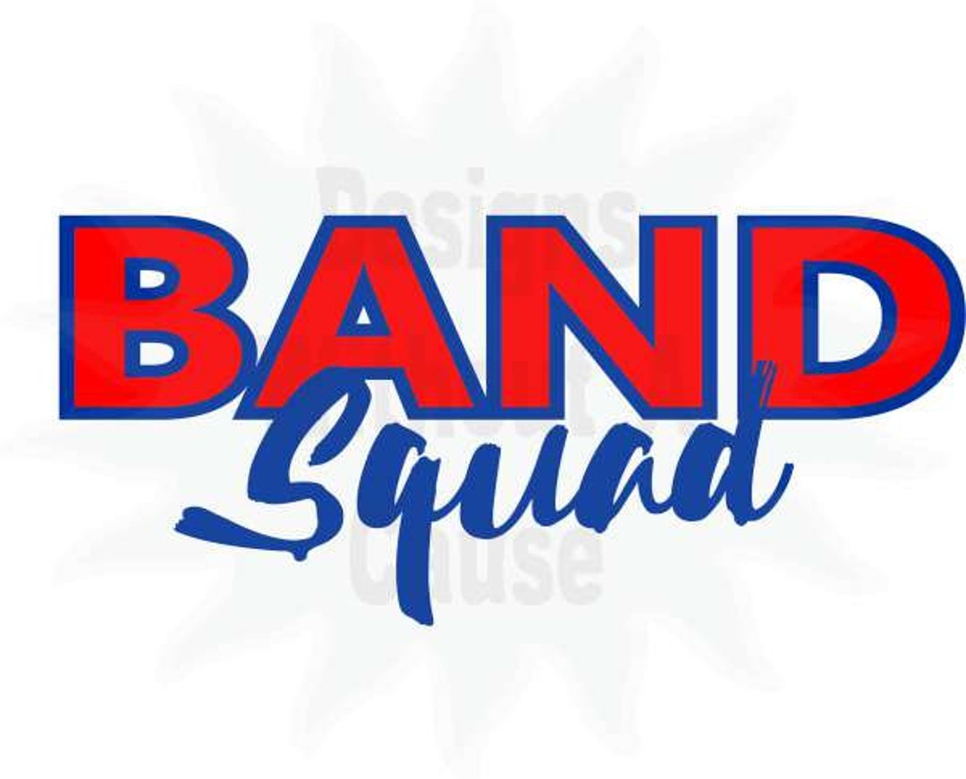 Band Squad SVG DXF PNG - Etsy