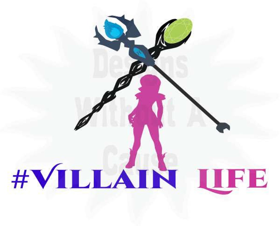 Villain Life SVG DXF PNG - Etsy