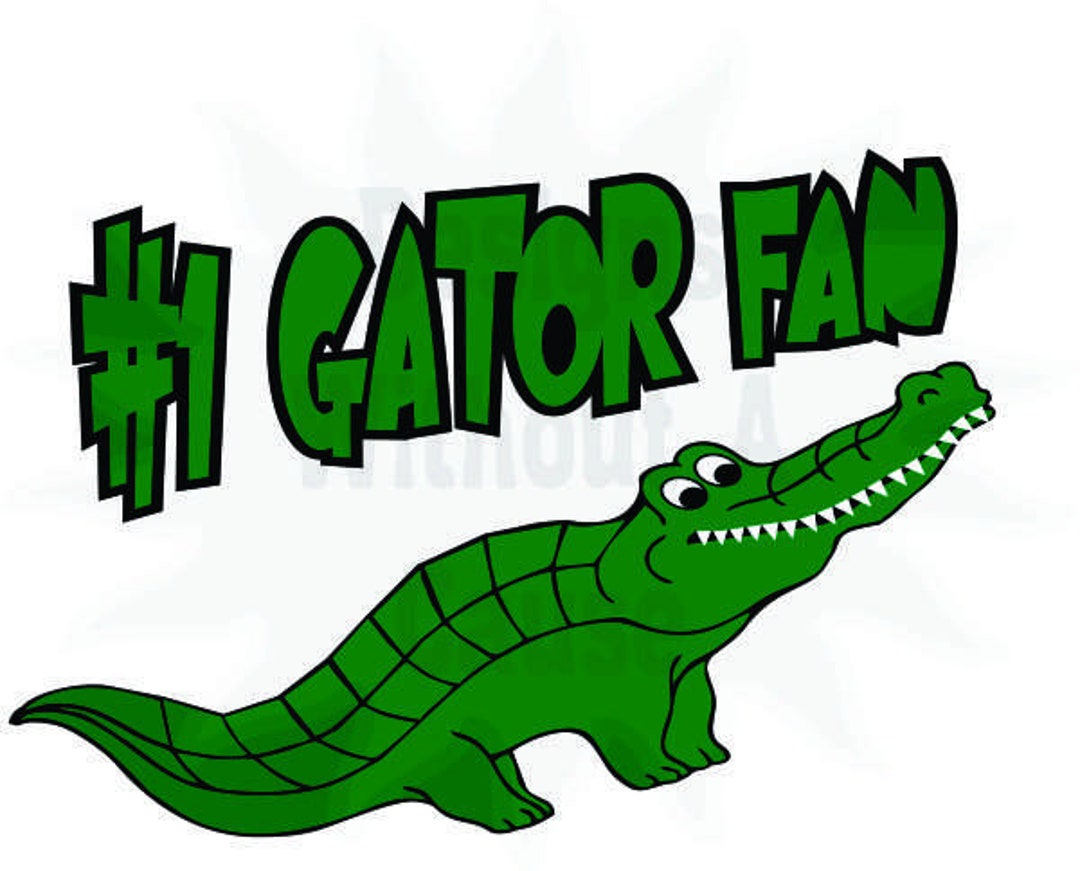 Gator 1 Fan SVG EPS DXF - Etsy