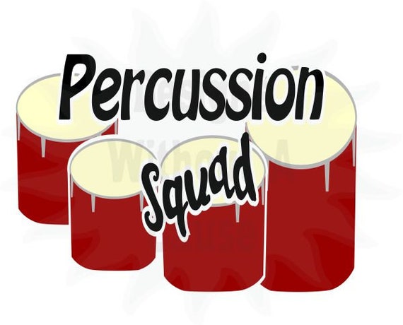 Percussion Squad Tenor SVG DXF PNG - Etsy