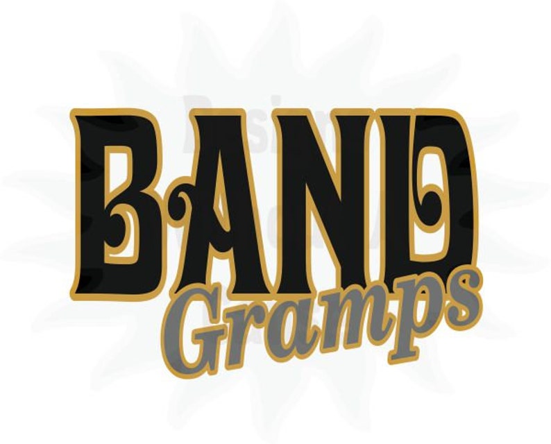 Band Gramps SVG PNG - Etsy