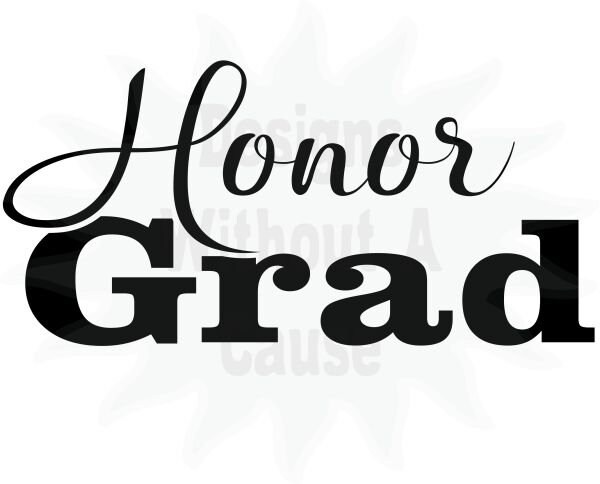 Honor Grad SVG PNG - Etsy