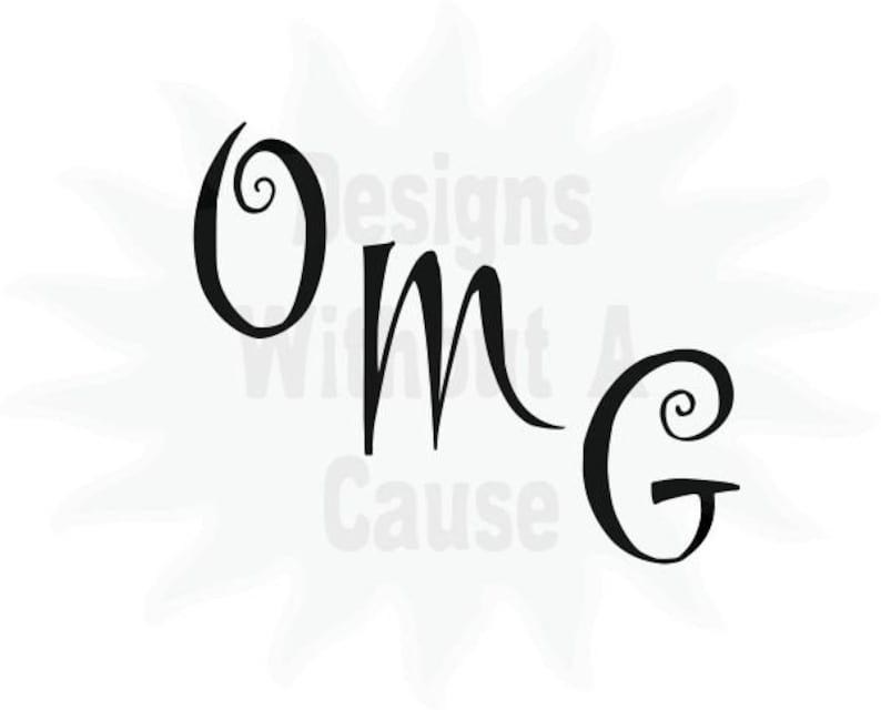 OMG SVG PNG - Etsy