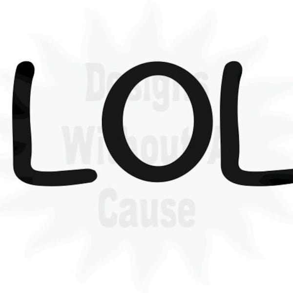 Lol Svg - Etsy