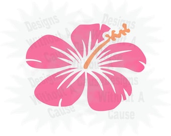 Hibiscus SVG File - Etsy