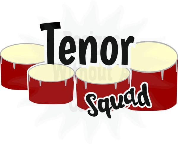 Tenor Squad SVG DXF PNG - Etsy