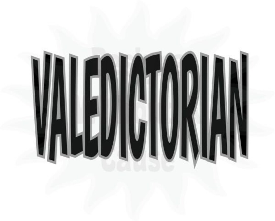 Valedictorian SVG PNG DXF - Etsy