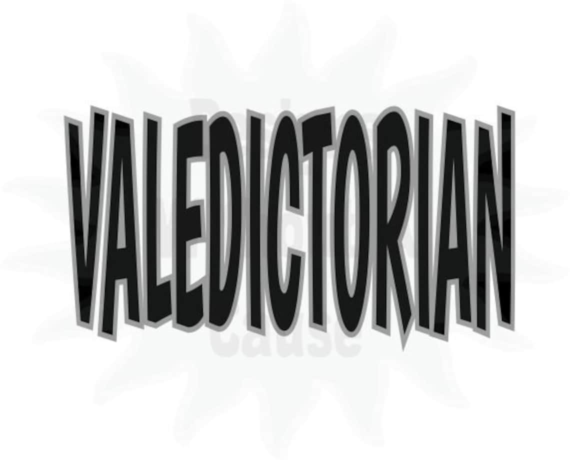 Valedictorian SVG PNG DXF - Etsy