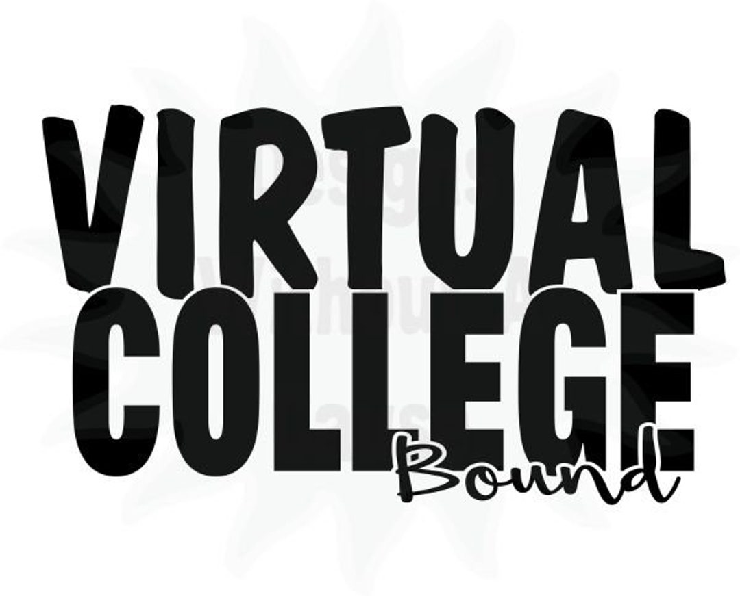 Virtual College Bound SVG PNG - Etsy