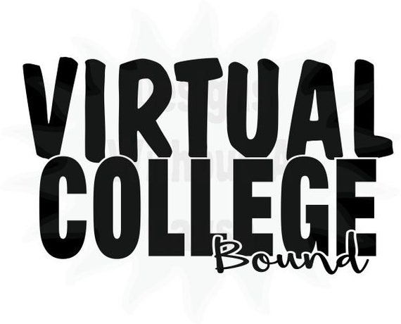 Virtual College Bound SVG PNG | Etsy