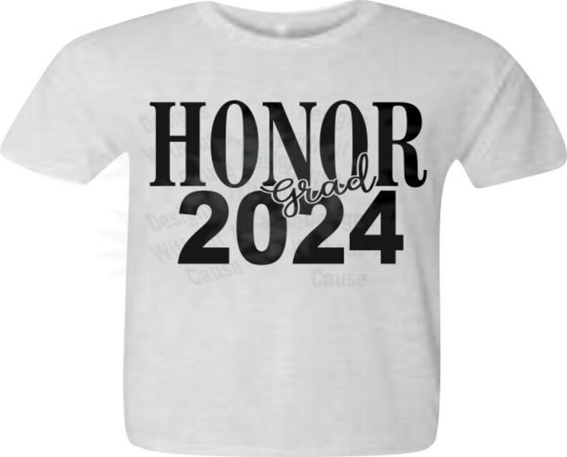 Honor Grad 2024 SVG PNG - Etsy