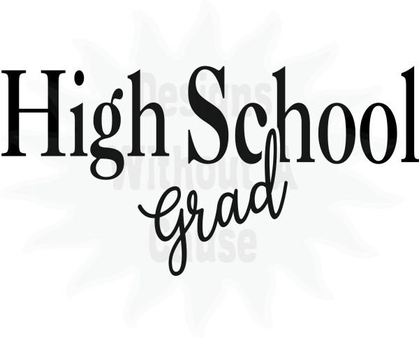 High School Grad SVG PNG - Etsy