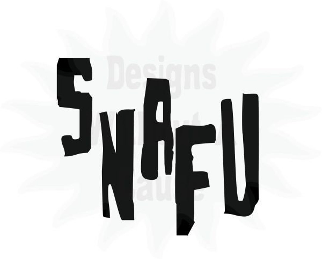 SNAFU SVG PNG - Etsy