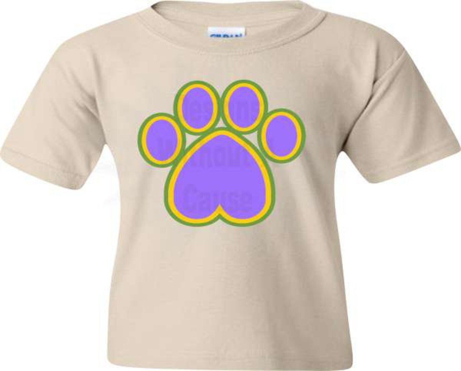 Mardi Gras Paw SVG DXF PNG - Etsy