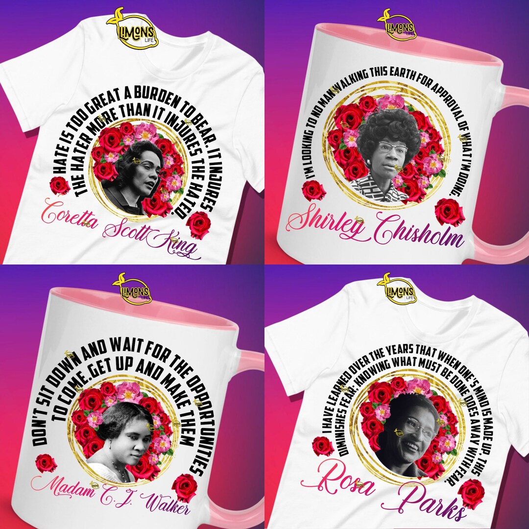 Black History Png Bundle Black Women Sublimation - Etsy