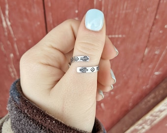 Custom Western Bangle Bracelet Personalized Silver Jewelry Country ...