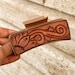 Tooled Leather Claw Clip for Hair - Country & Western Style - Etsy
