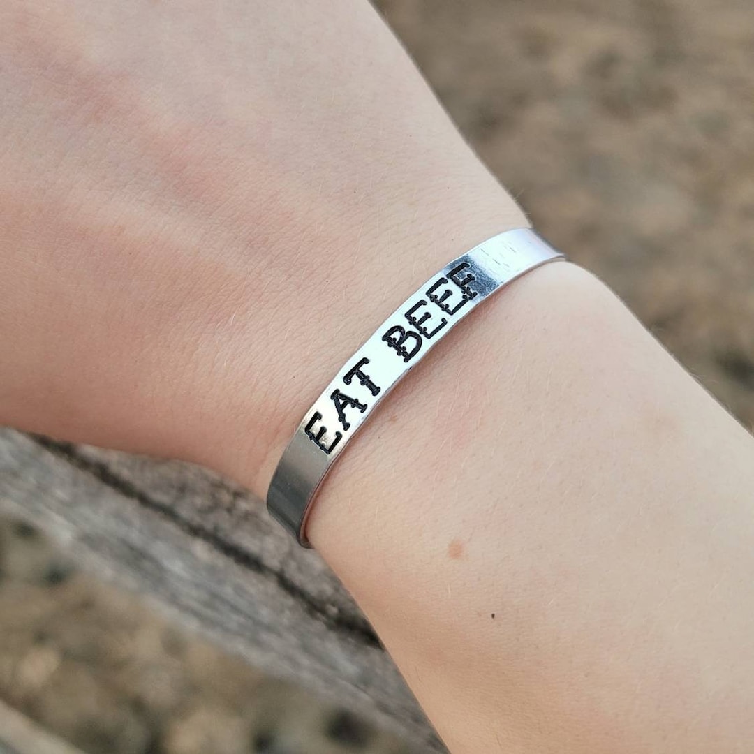 Eat Beef Bracelet - Country & Western Style - Etsy