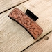 Tooled Leather Claw Clip for Hair - Country & Western Style - Etsy