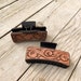 Tooled Leather Claw Clip for Hair - Country & Western Style - Etsy