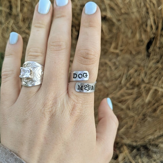 Dog Mom Wrap Ring Country & Western Style | Etsy